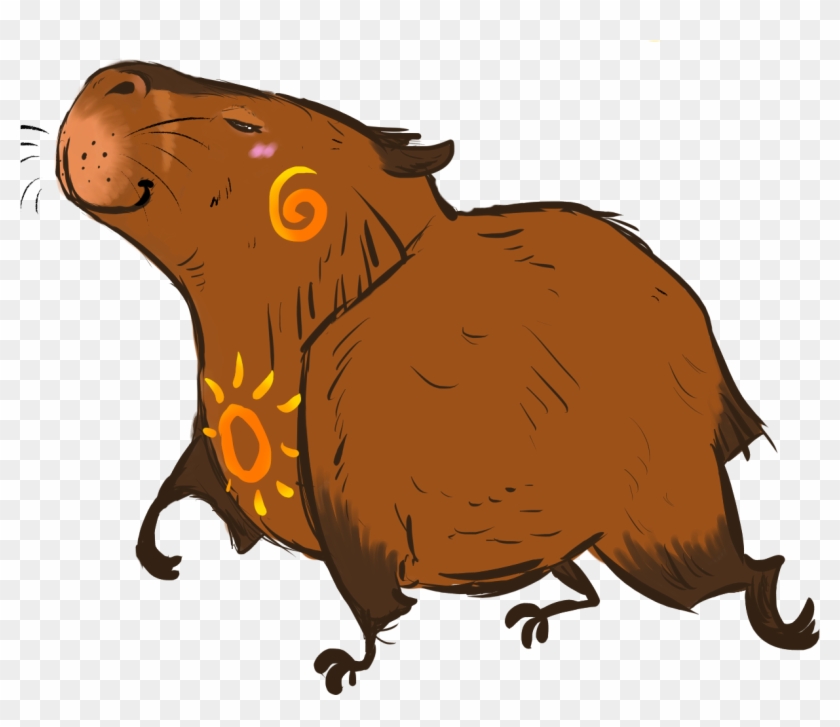 Rosalind The Capybara [sona] - Work Of Art - Free Transparent PNG ...